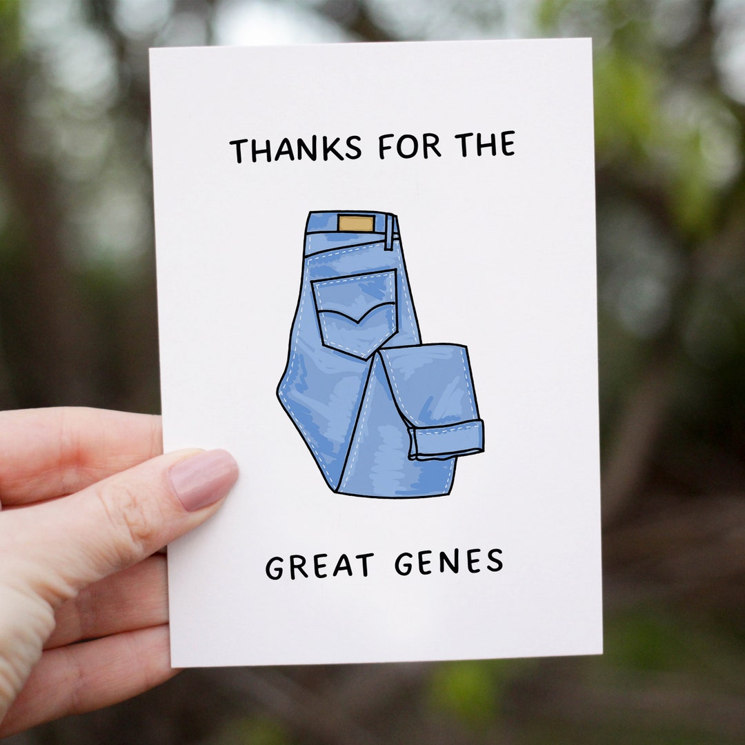Thanks for the Great Genes Card, Funny Mothers Day Card From Daughter ...