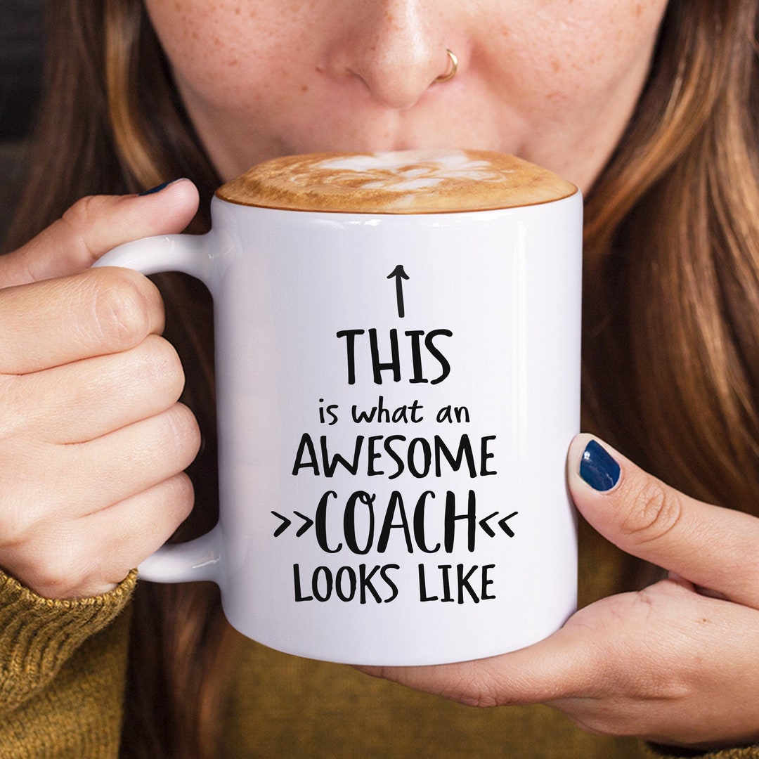 This is What an Awesome Coach Looks Like Funny Mug, Coach Gift ...