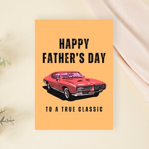 Happy Father's Day Card, Retro Card for Dad, Funny Dad Birthday Card ...