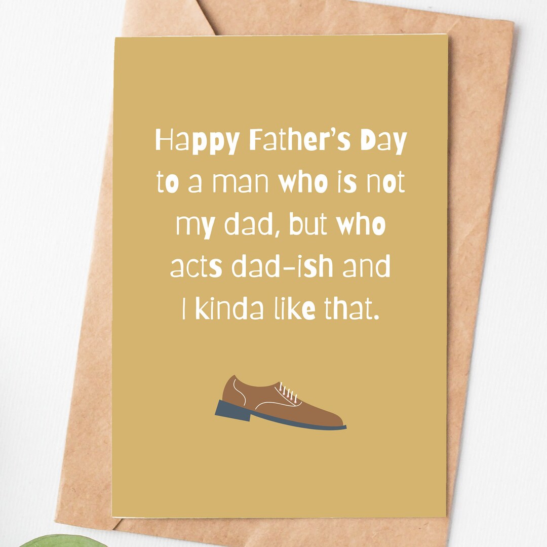 Happy Fathers Day Card, Funny Card for Uncle, Grandpa Thank You Card ...