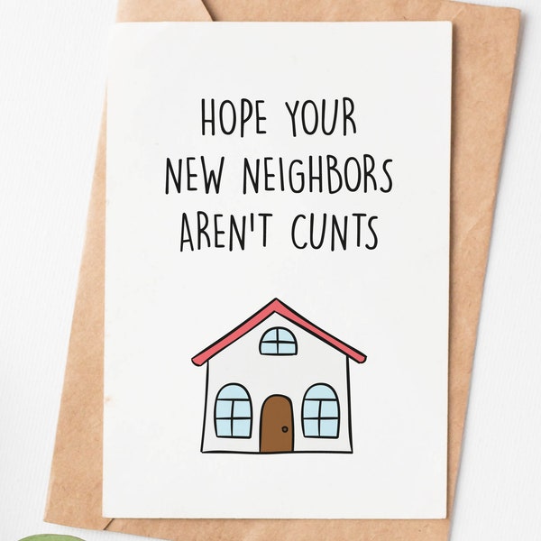 Funny New Home Card - Etsy