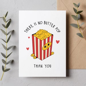 There is No Butter Pop Pun Card for Dad, Funny Fathers Day Card From ...
