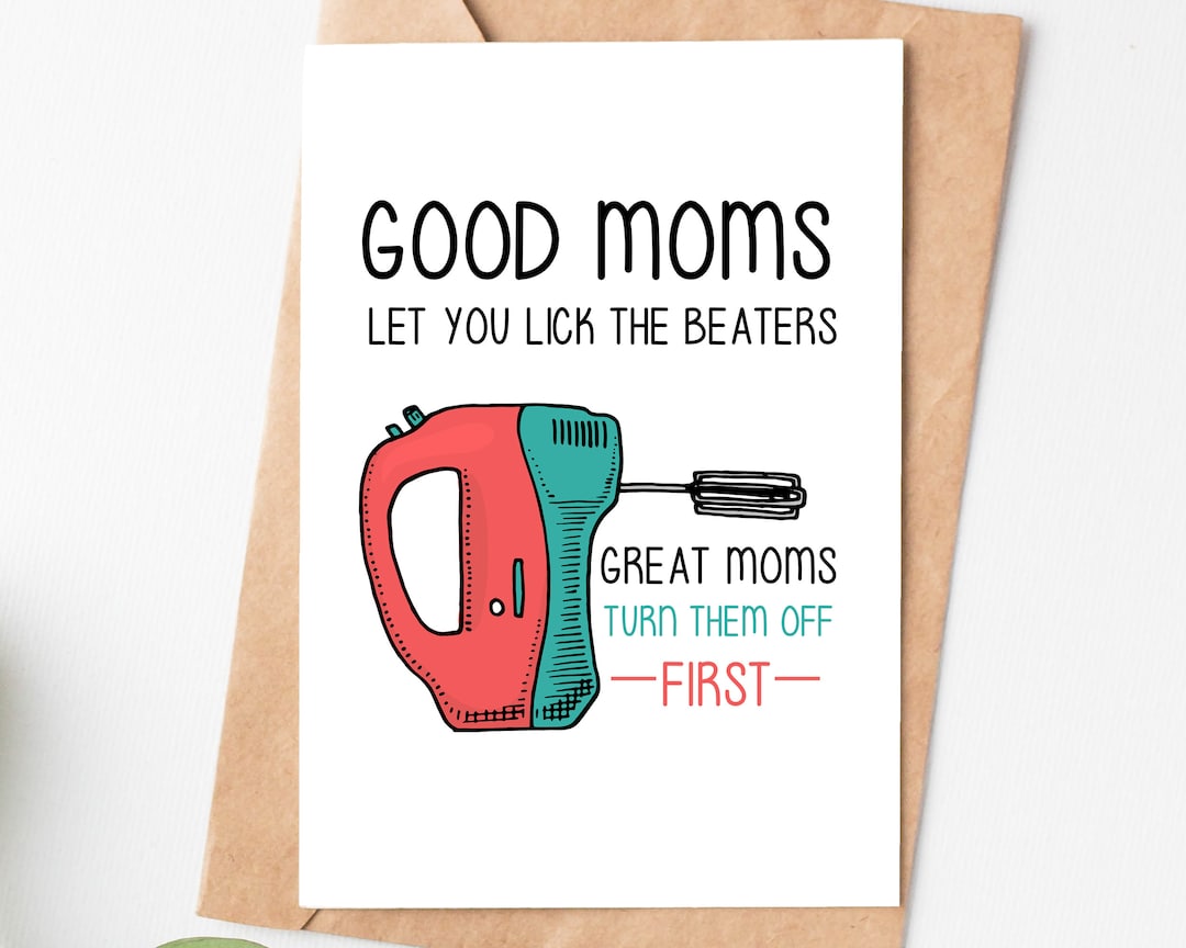 Funny Mothers Day Card, Sarcastic Mom Birthday Card, Hilarious Mothers ...