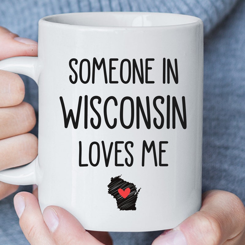Someone in Wisconsin Loves Me - Etsy
