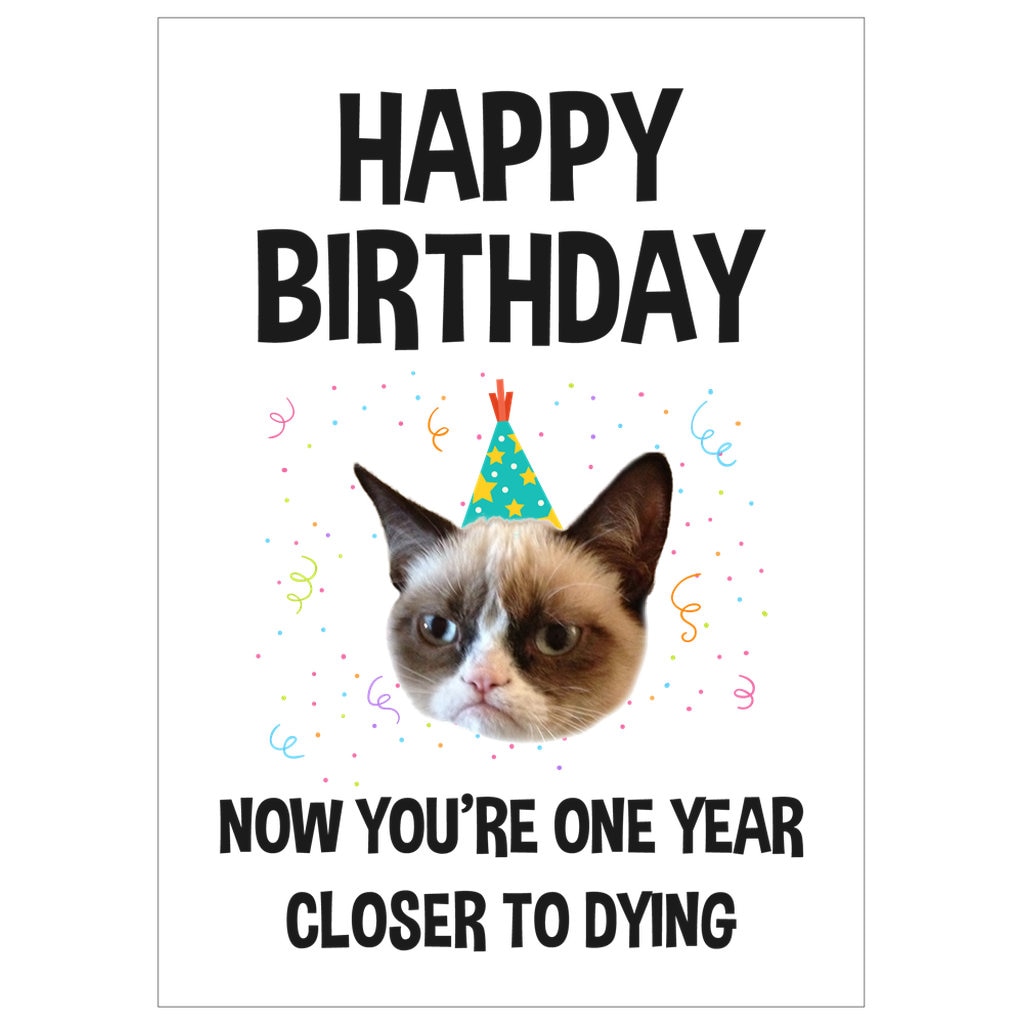 Happy Birthday Meme Grumpy Cat