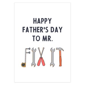 Happy Father's Day to Mr. Fix It Card, Funny Fathers Day Card for Dad ...