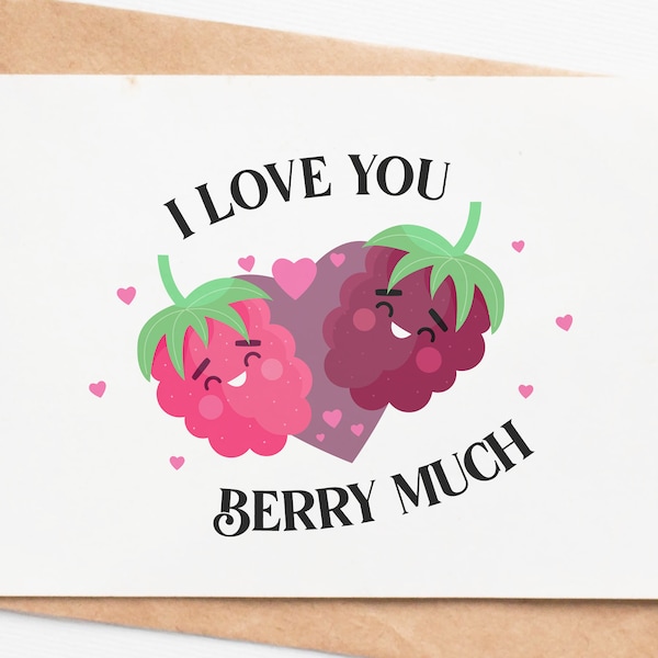 Love You Berry Much - Etsy