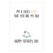 I'M Lucky Duck Pun Card for Dad, Cute Fathers Day Card, Father's Day ...