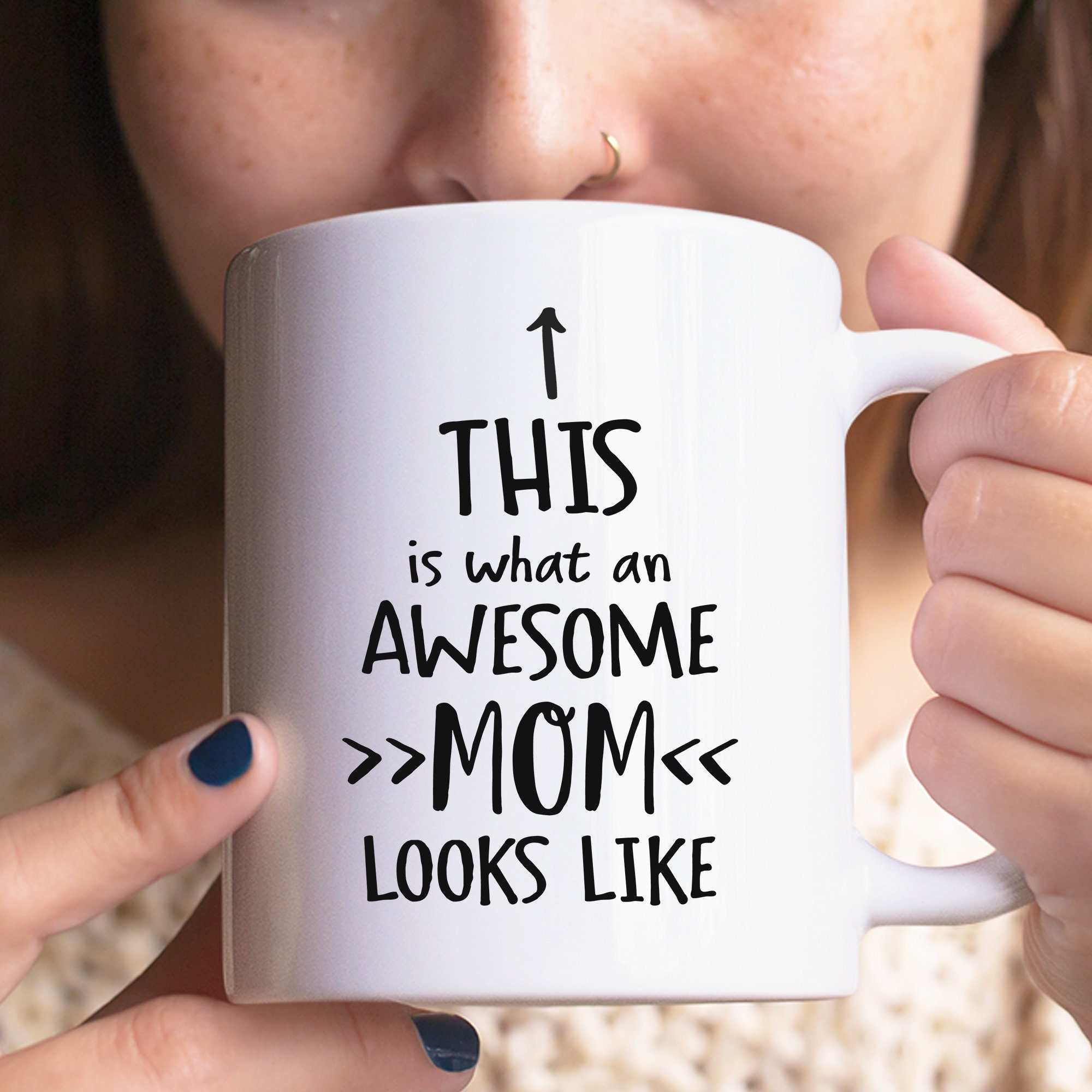 This Is What An Awesome Mom Looks Like Funny Mug Mothers Day Etsy