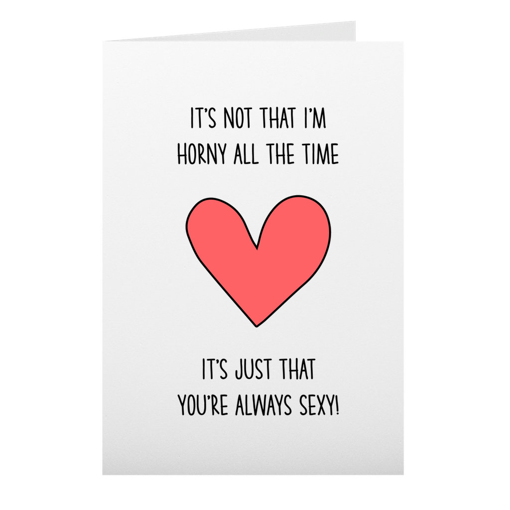 Sexy Valentines Day Card For Him Her Naughty Valentines T For