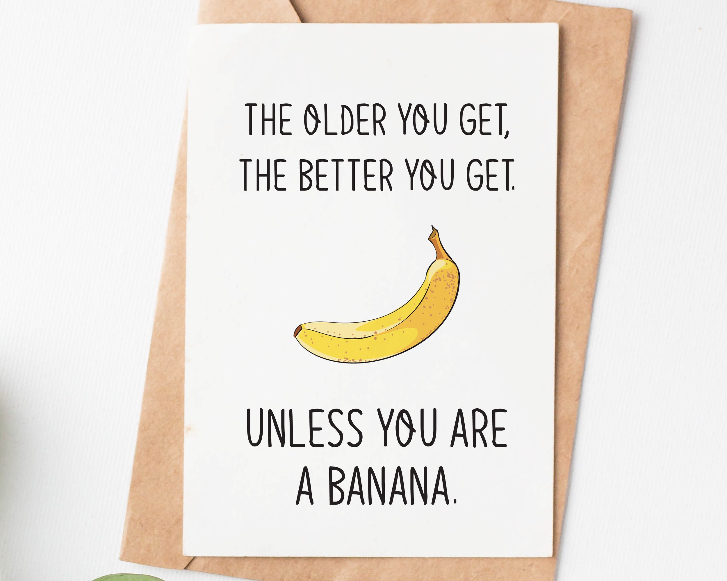 Funny Banana Birthday Card Rude Birthday Card for Men Women - Etsy
