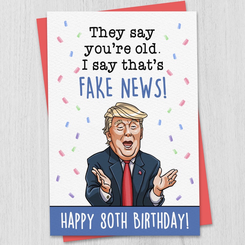 Donald Trump Birthday Cards - Etsy