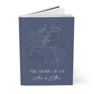 The Story of Us Memory Book, Personalized Couples Journal, Anniversary ...