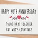 Funny 40th Anniversary Card for Husband Wife, 40 Year Anniversary Card ...
