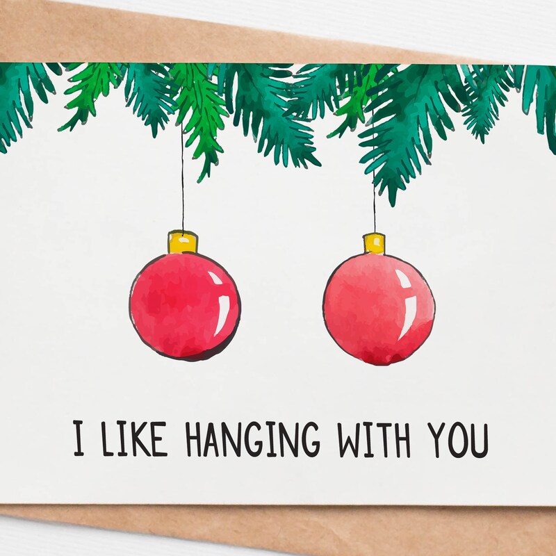 Pun Christmas Card - Etsy