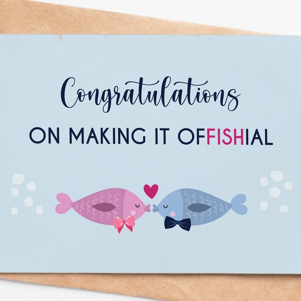 Fish Pun Card - Etsy