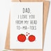I Love You Dad Card, Pun Fathers Day Card, Funny Dad Birthday Card ...
