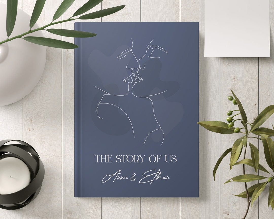 The Story of Us Memory Book, Personalized Couples Journal, Anniversary ...
