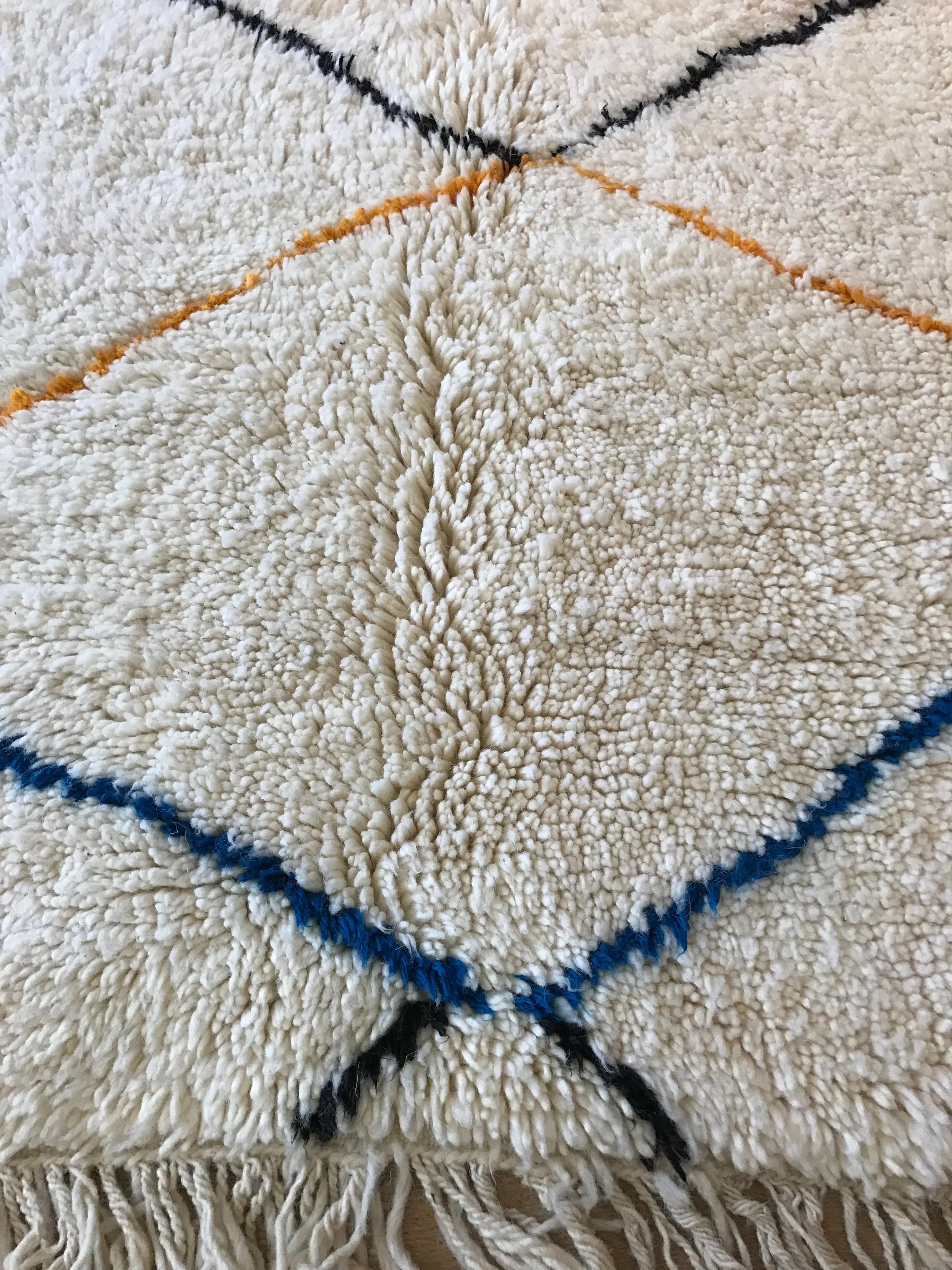 Moroccan Rug 5x8 Rug 6x9 Rug 8x10 and More Sizes Berber Beni Ourain Rug ...