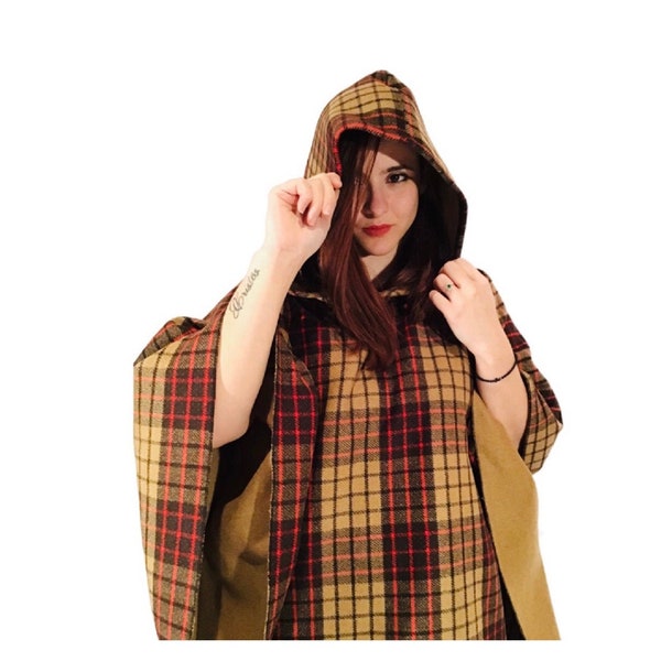 Poncho With Hood - Etsy