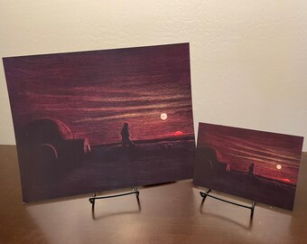 Binary Sunset Art - Etsy