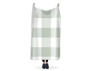 Plaid Throw Blanket - Etsy