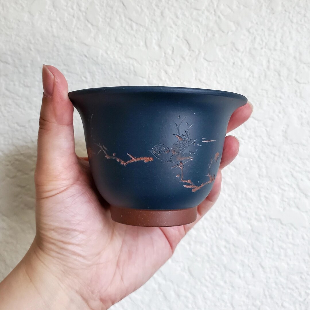 Ceramic Planter/furan Pot/neofinetia Pot/orchid Pot/bonsai Pot ...