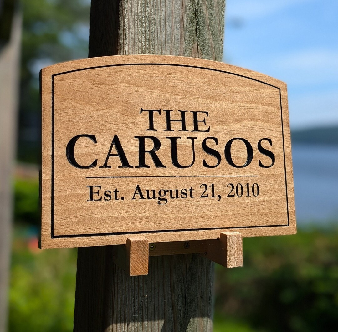 Custom Wood Signs, Outdoor Wooden Sign, Personalized Sign, Carved Wood ...