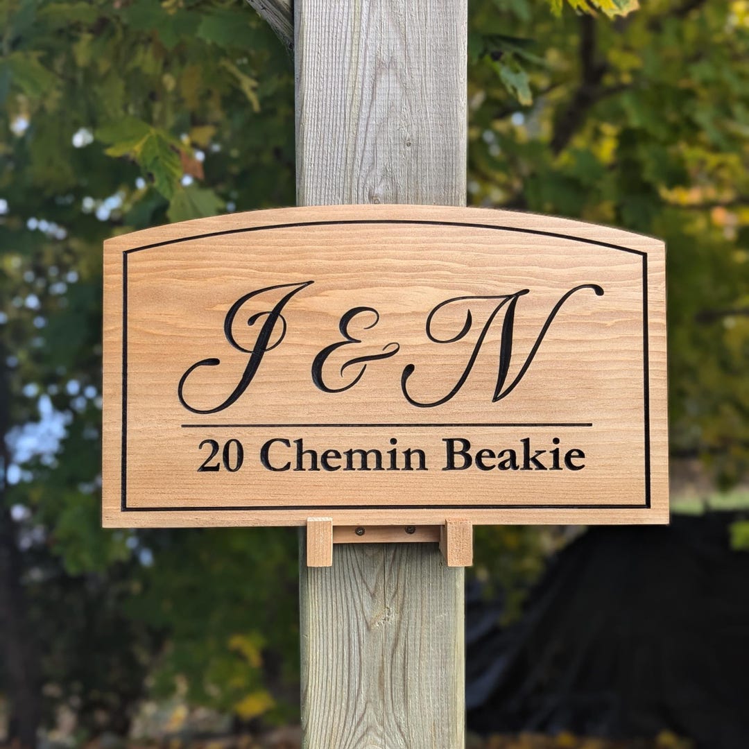 Custom Wood Signs, Outdoor Wooden Sign, Personalized Sign, Carved Wood ...