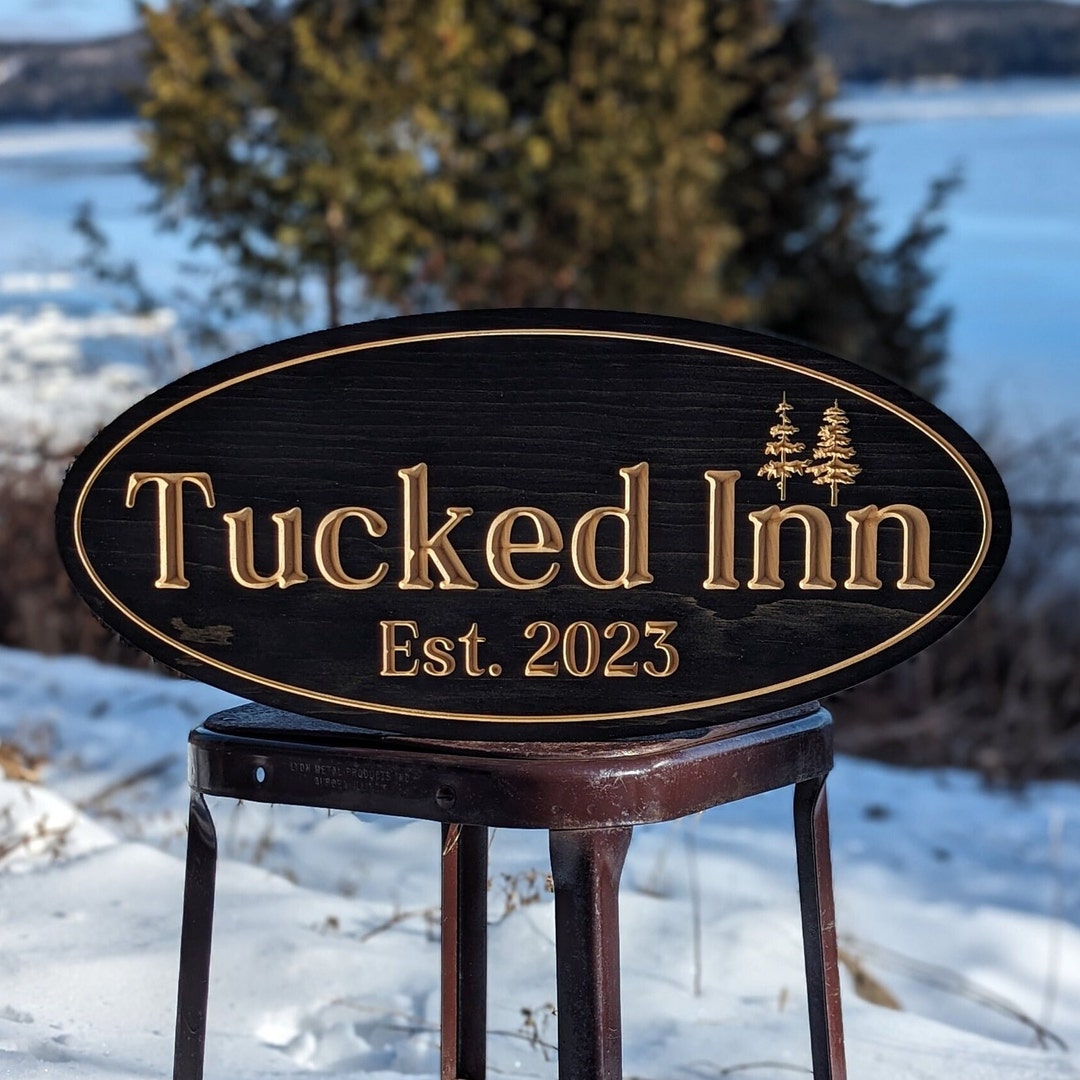 Custom Wood Signs, Outdoor Wooden Sign, Personalized Sign, Carved Wood ...