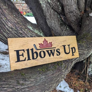 Elbows up Canadian Made Sign - Canada Strong - Etsy Canada