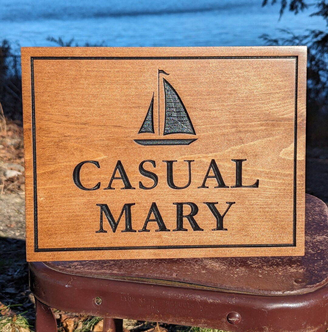 Wooden Engraved Sign Custom Wood Signs, Outdoor Wooden Sign ...