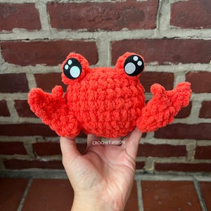 Fred the Frog and Chad the Crab Low Sew Crochet Pattern - Etsy