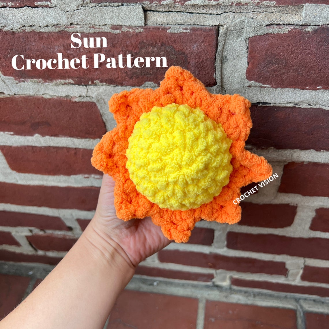 No Sew Space Crochet Pattern Pack Sun Moon Star Planet - Etsy