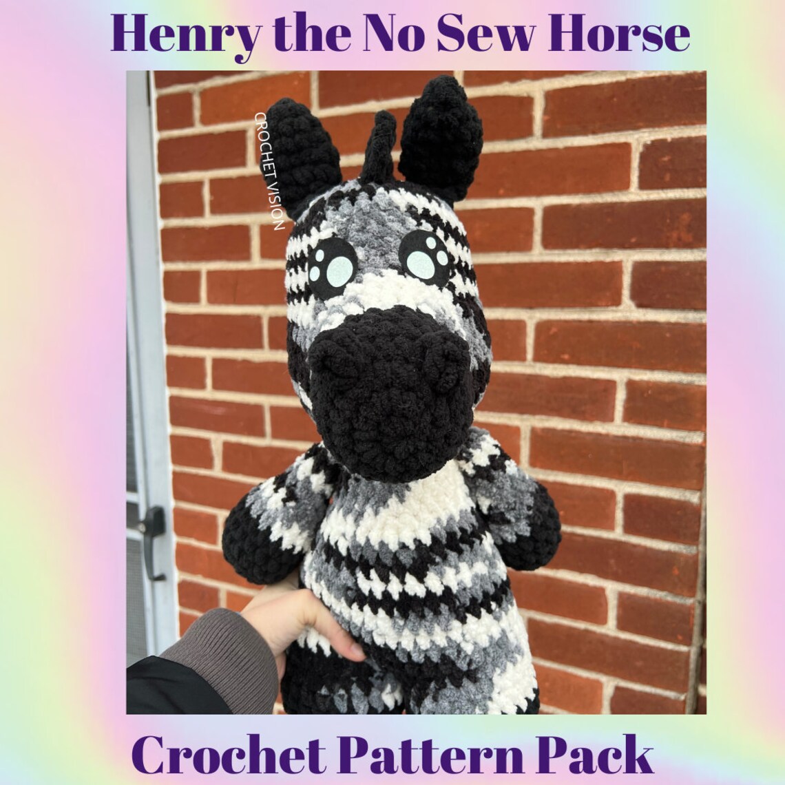 Henry the No Sew Horse Crochet Pattern Pack - Etsy