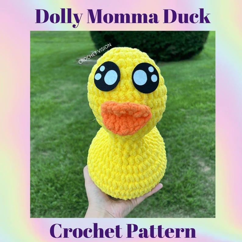 Dixie the Momma Rubber Duck Crochet Pattern - Etsy