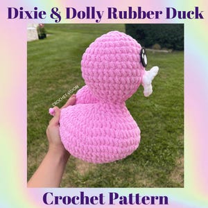 Dixie and Dolly the Crochet Rubber Duck Pattern - Etsy