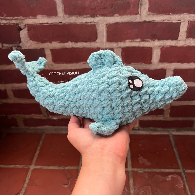 Diva the No Sew Dolphin Crochet Pattern - Etsy