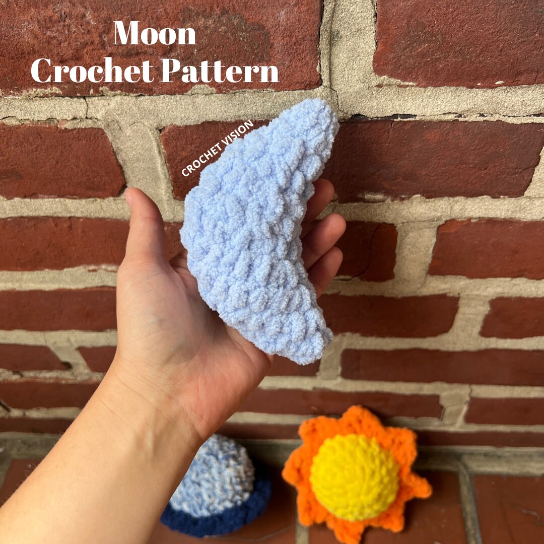 No Sew Space Crochet Pattern Pack Sun, Moon, Star, Planet, Spaceship ...