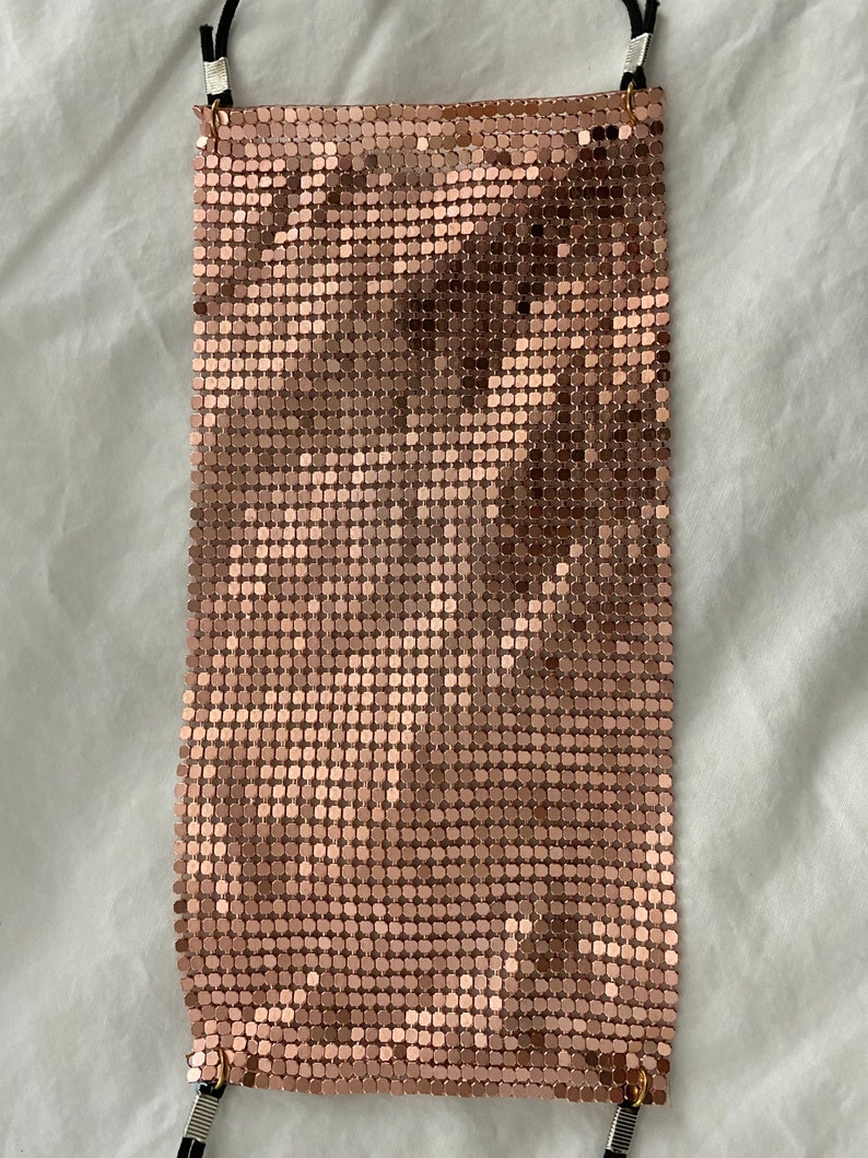 Luxury Metal Mesh Fashion Face Mask Multiple Colors - Etsy