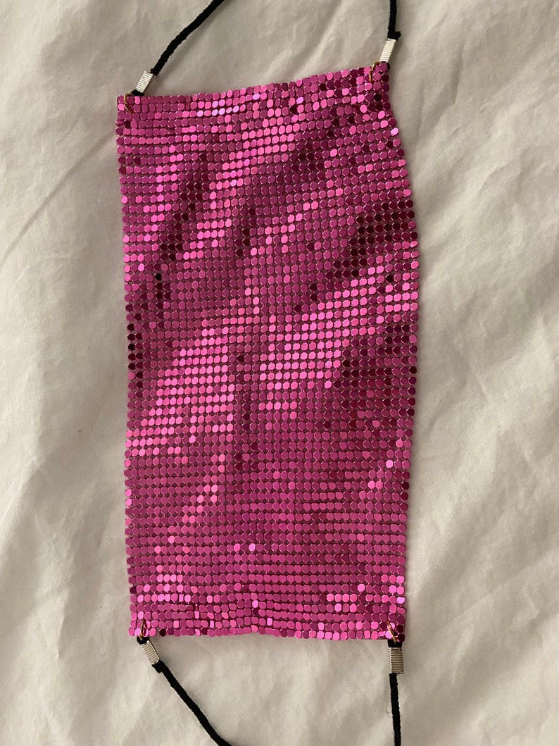 Luxury Metal Mesh Fashion Face Mask Multiple Colors - Etsy