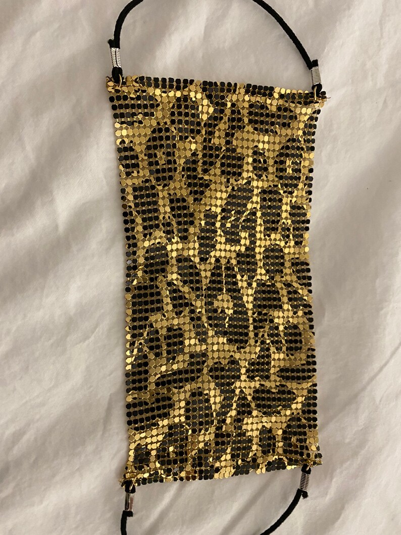 Luxury Metal Mesh Fashion Face Mask Multiple Colors - Etsy