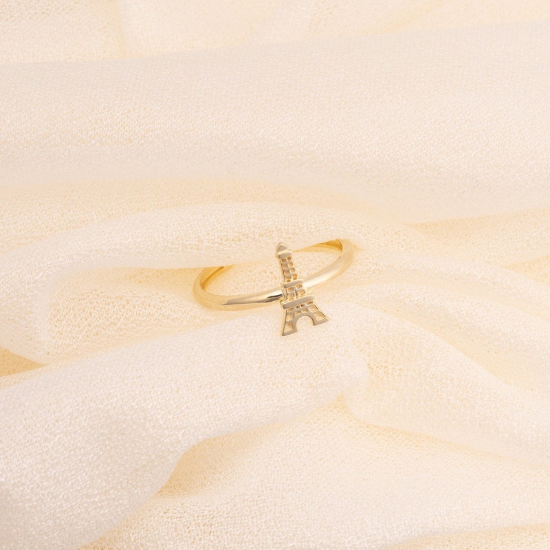 Eiffel Tower Ring - Etsy