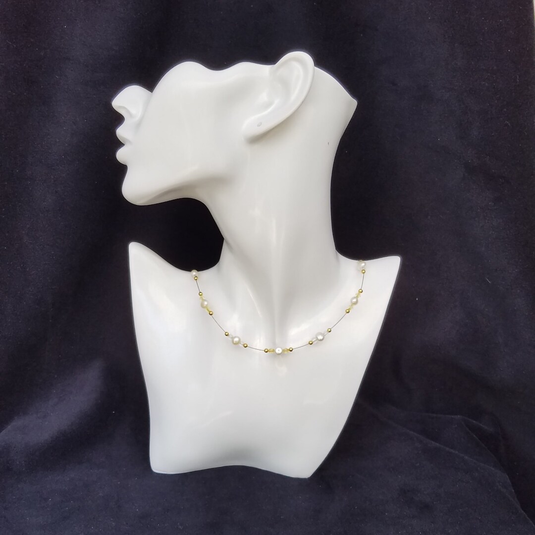 Süßwasserperlenkette - für Frauen - Perlenschmuck - handgemacht ...