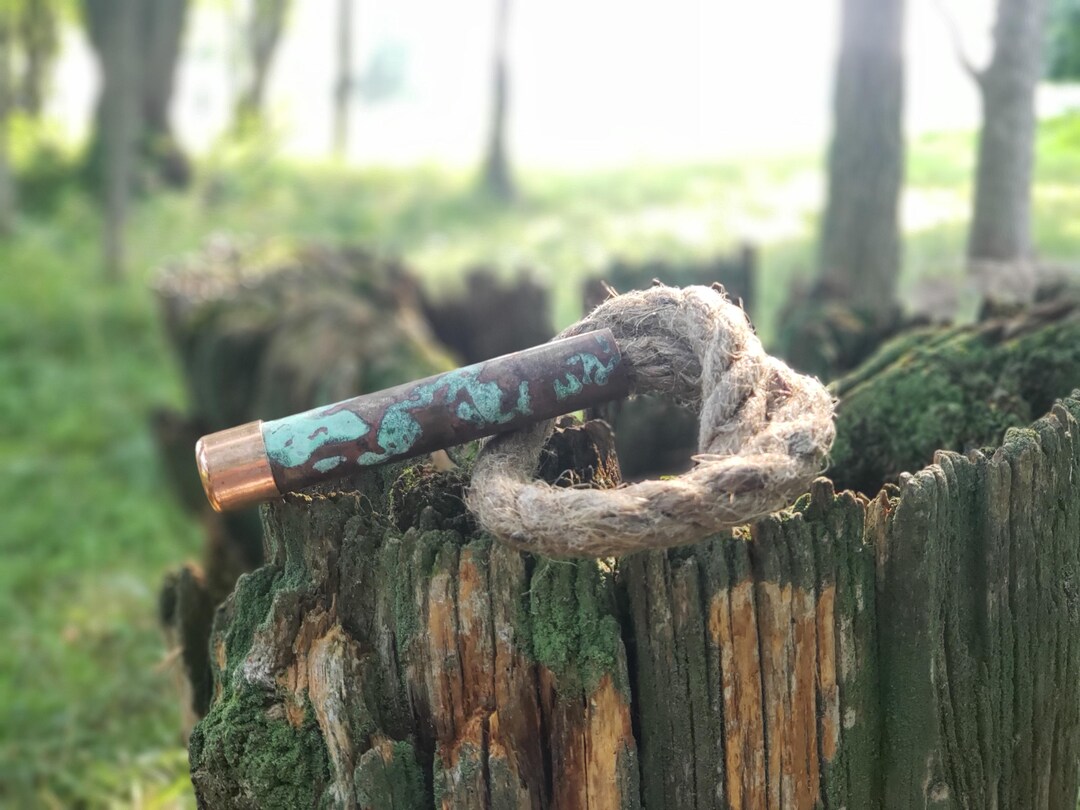 Fire Viper Handmade Copper Fire Starter, Tinder Tube, Bushcraft ...