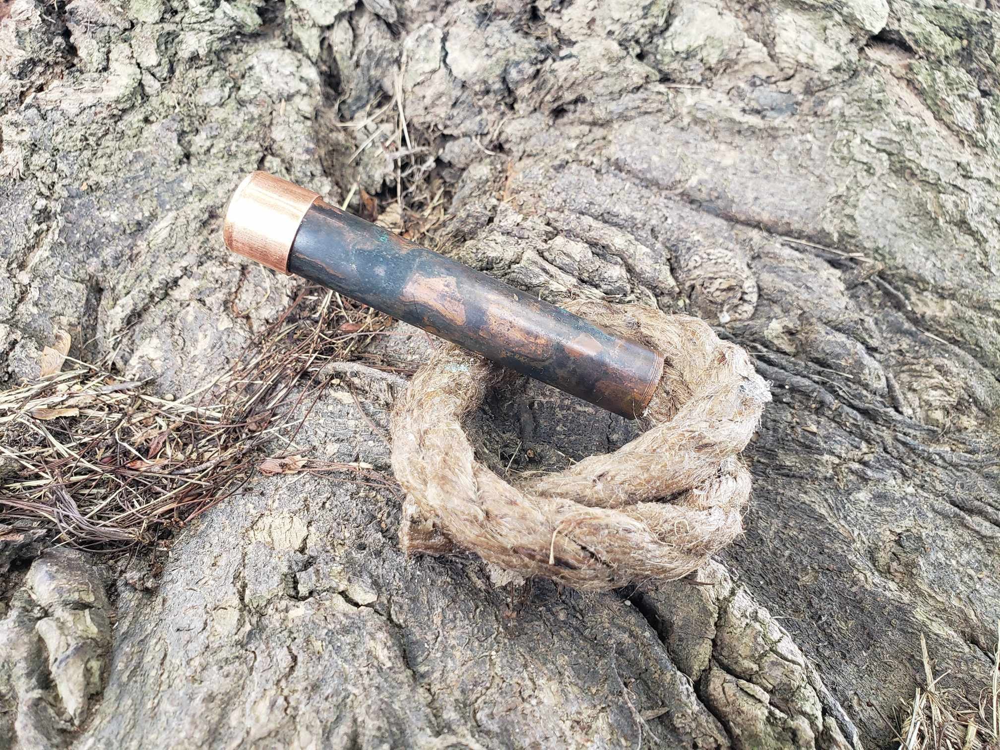 Fire Viper Handmade Copper Fire Starter, Tinder Tube, Bushcraft ...