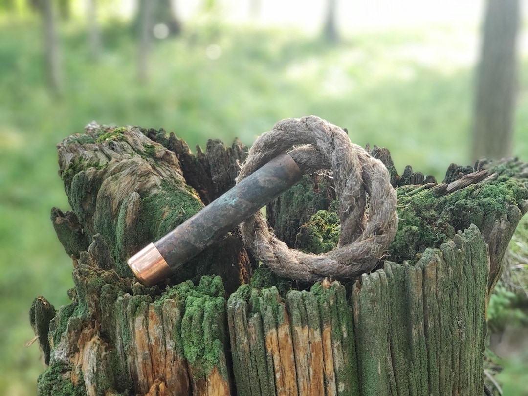 Fire Viper Handmade Copper Fire Starter, Tinder Tube, Bushcraft ...