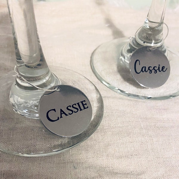 Custom Wine Charms - Etsy