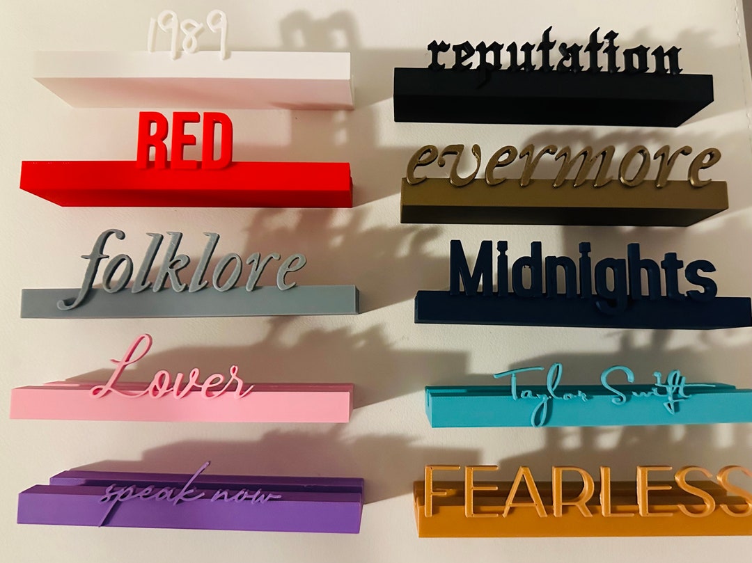 Free Standing Bundle Pack Taylor Swift CD Shelf Display Bookshelf CD ...