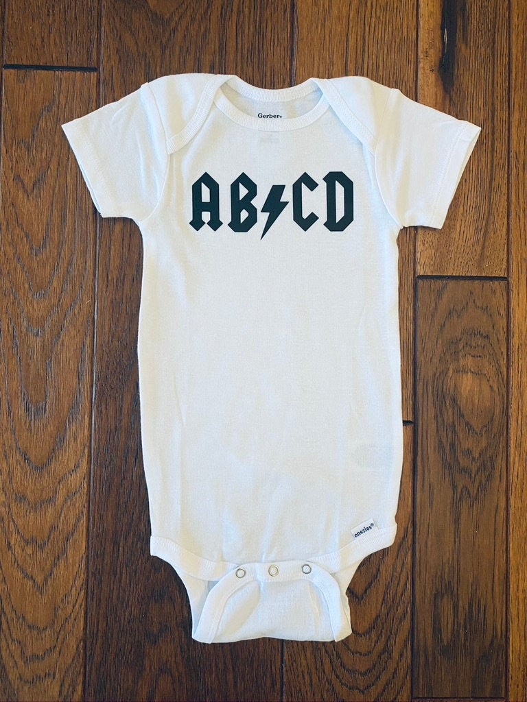 ABCD Onesie© ABCD Bodysuit ABCD Baby - Etsy